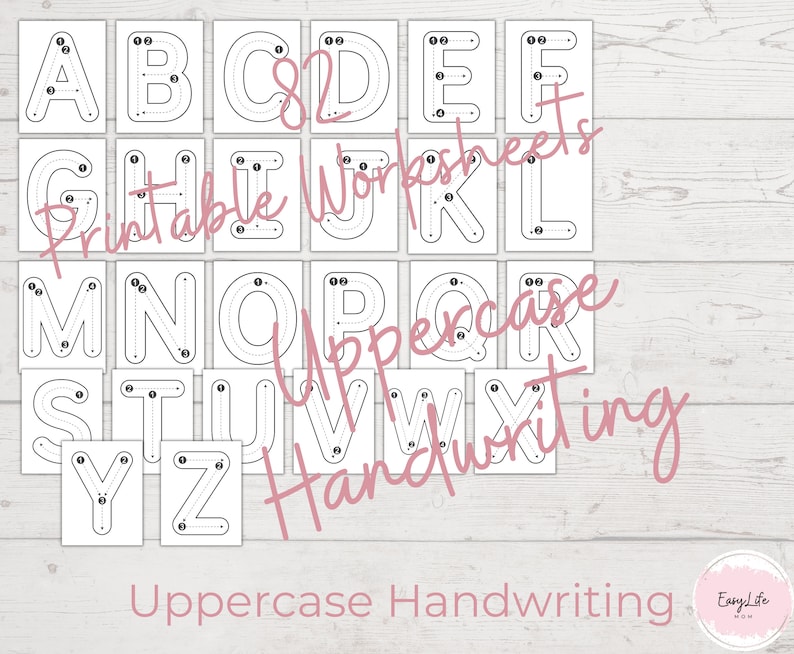 Preschool Handwriting Worksheets Preschool Activities Prek - Etsy