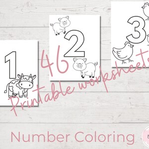 46 Alphabet & Number Coloring Pages | Coloring Book| Coloring Page ...