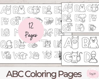 Vpk Coloring Sheets - Etsy