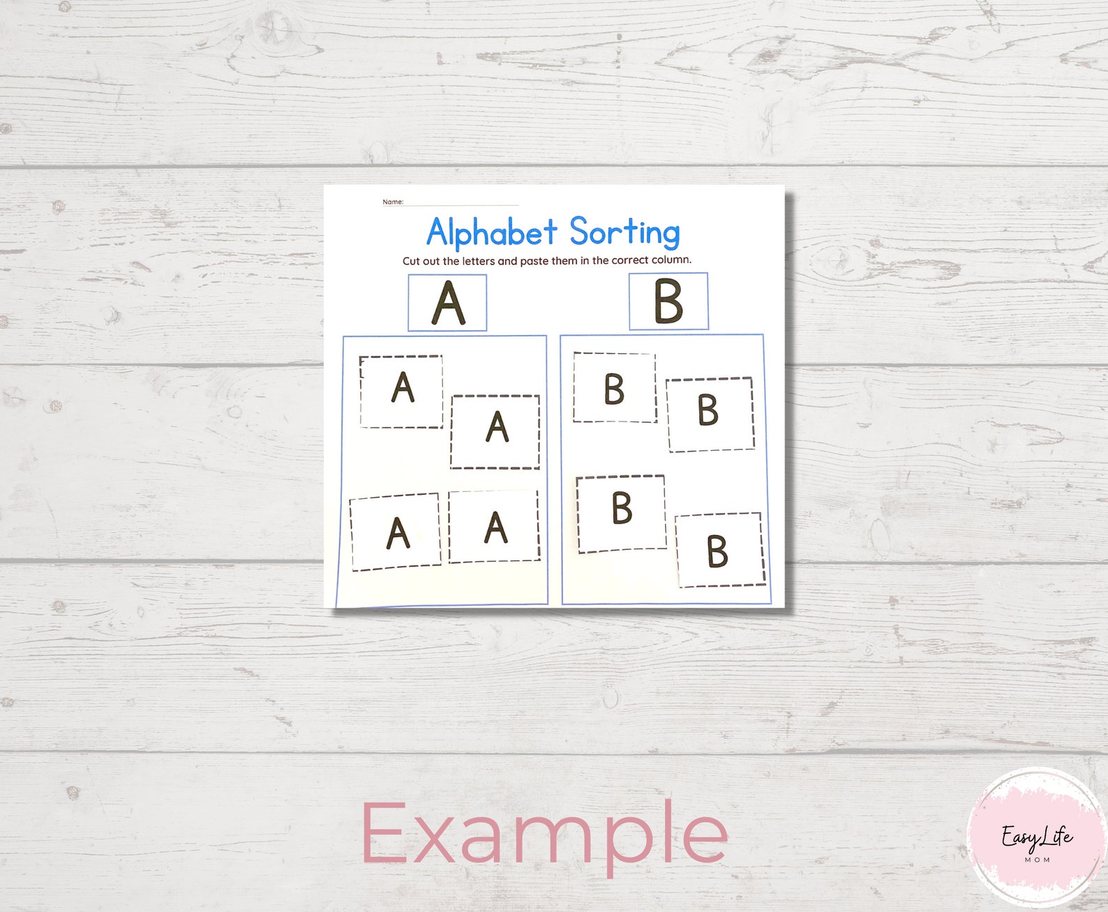 Alphabet Letter Sorting, Preschool Activities, Prek Worksheets ...