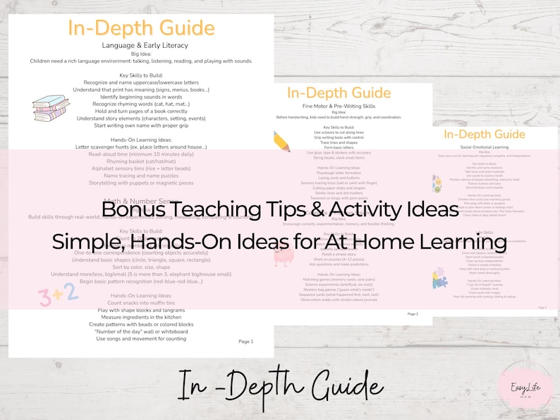 Kindergarten Readiness Skill Tracker | Kindergarten Prep | Pre-k ...