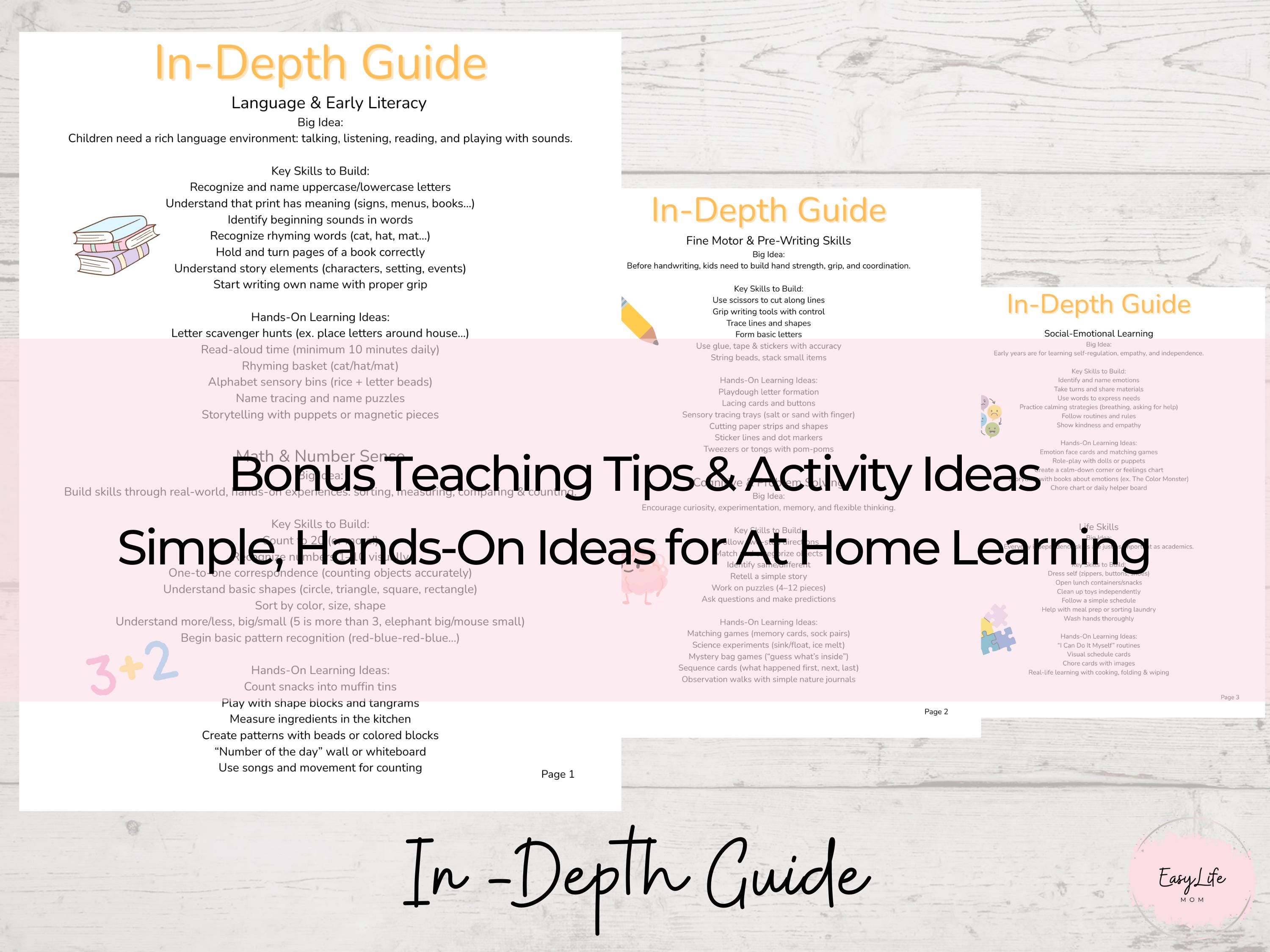 Kindergarten Readiness Skill Tracker | Kindergarten Prep | Pre-k ...