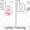 Letters & Numbers Tracing Worksheets, Preschool, Prek Worksheets ...