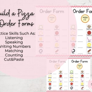 Build Your Own Pizza, Printable Pizza Activity, Pretend Play, Preschool ...