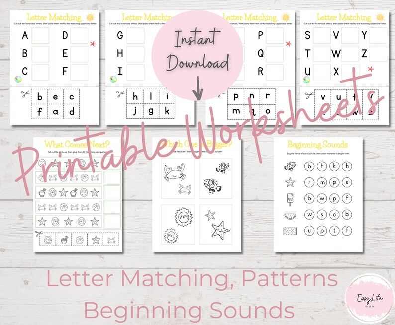 Summer Activity Bundle, Preschool Activities, Prek Worksheets, Learning ...