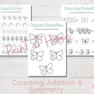 Spring Activity Bundle, Preschool Activities, Prek Worksheets, Learning ...