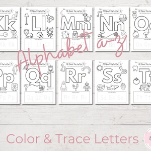 46 Printable All About Letters & Numbers,preschool, Prek Worksheets ...