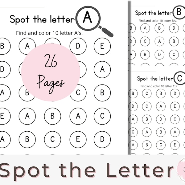 Kindergarten Worksheets - Etsy