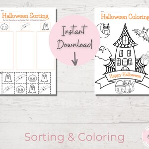Halloween Activity Bundle, Preschool, Prek Worksheets, Homeschool ...