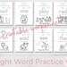 40 Printable Sight Words, Dolch Sight Words, Preschool Sight Words ...
