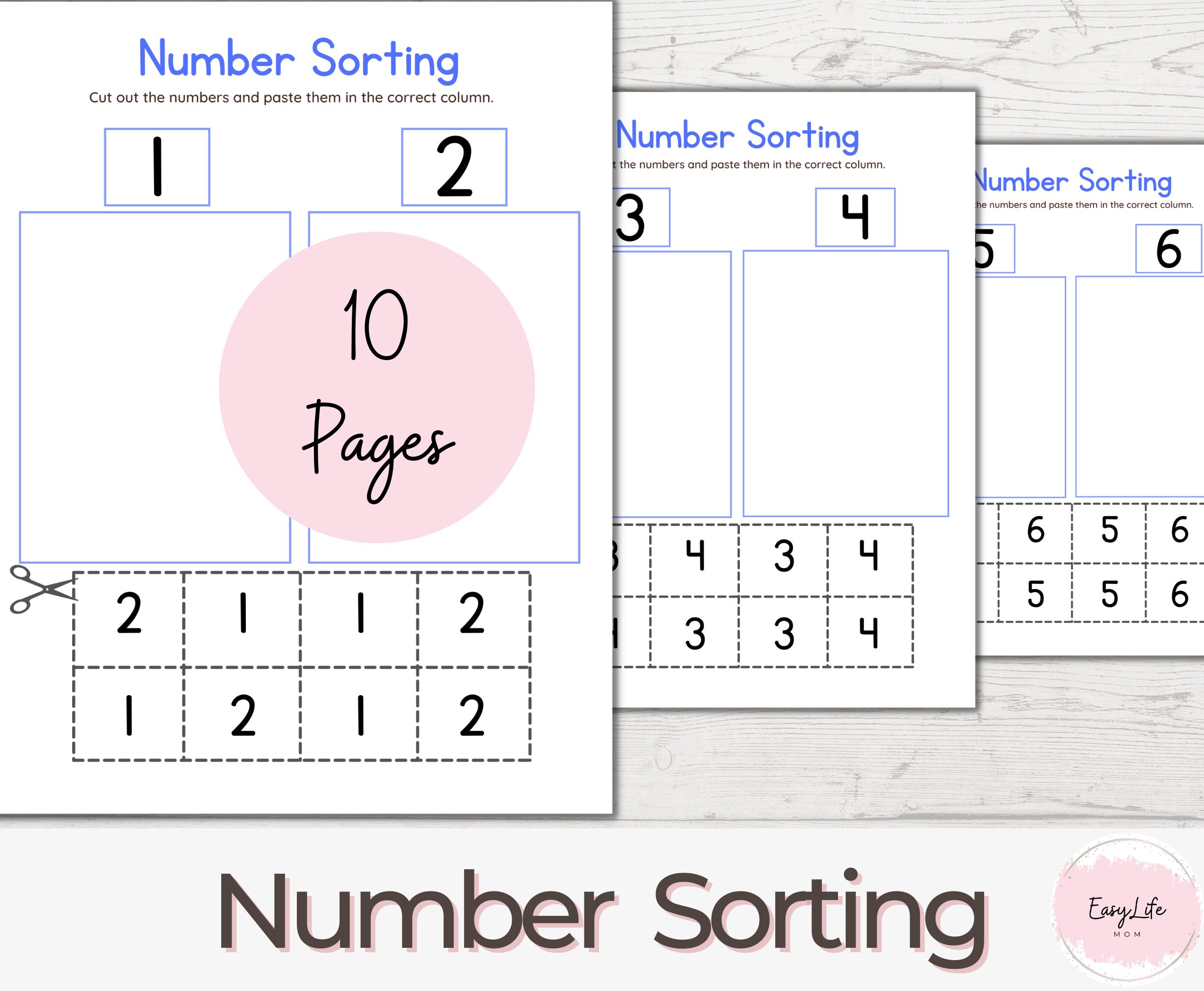 Number Sorting, Preschool Activities, Prek Worksheets, Learning ...