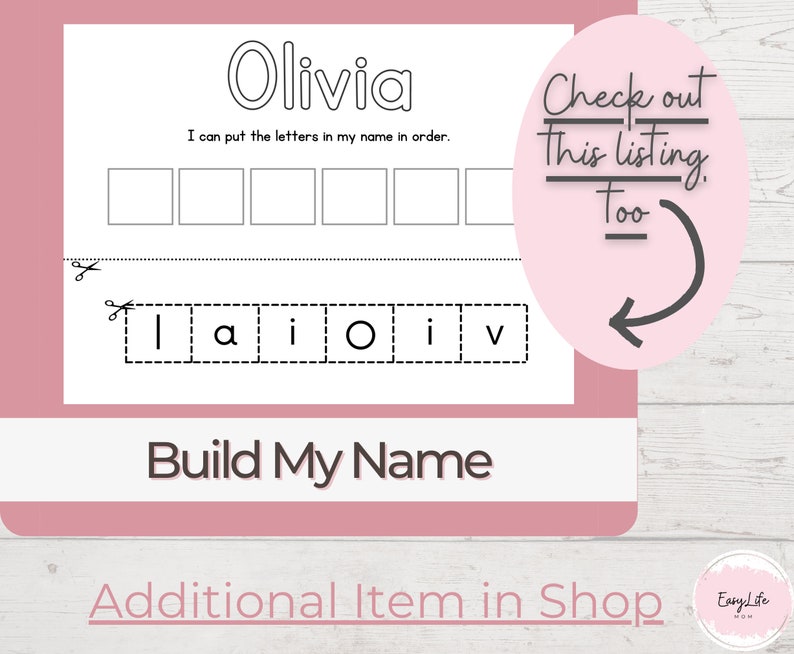 Personalized Name Tracing Practice: Custom Printable (PDF) - Etsy