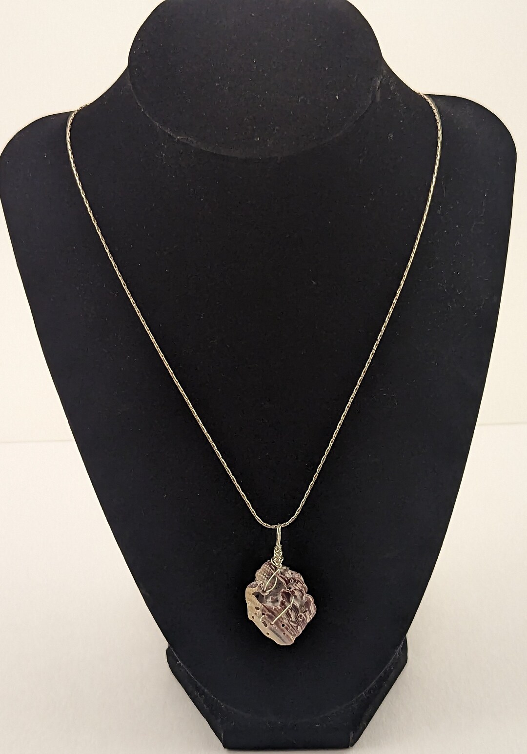 Large Outer Banks Wirewrapped Purple Shell Pendant for Necklace #6 - Etsy