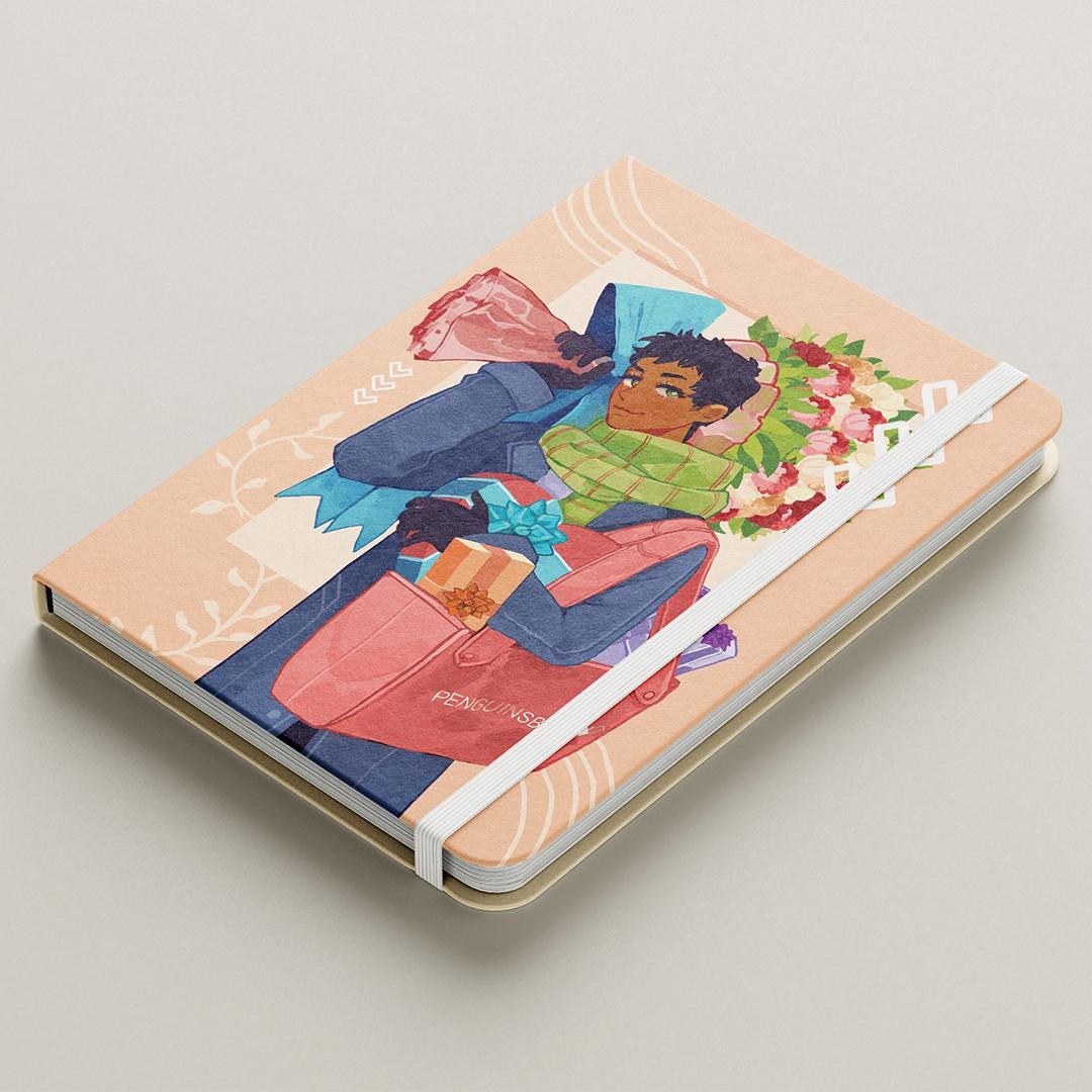 Chocolate & Flora Bullet Journal - Etsy