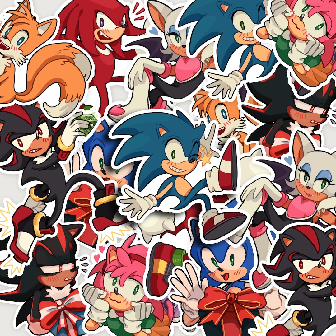 Sonic the Hedgehog Stickers - Etsy