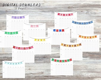 Fill Out Calendar | Etsy