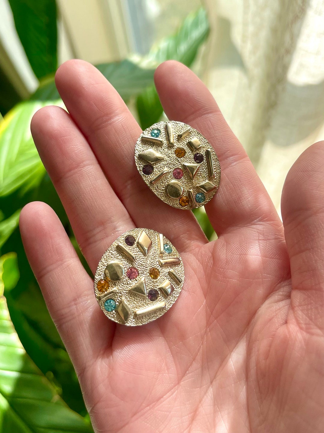 1959 Mid Century Atomic Age Sarah Coventry Sultana Gold Tone and ...