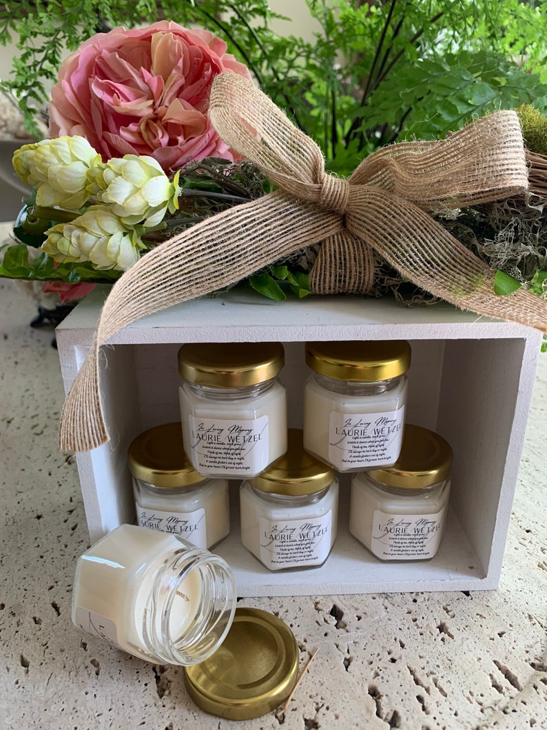 Mini Candle Favors - Etsy