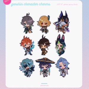 Genshin Impact: Character Charms - Etsy