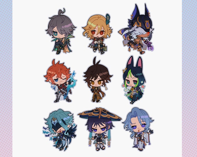Genshin Impact: Character Charms - Etsy