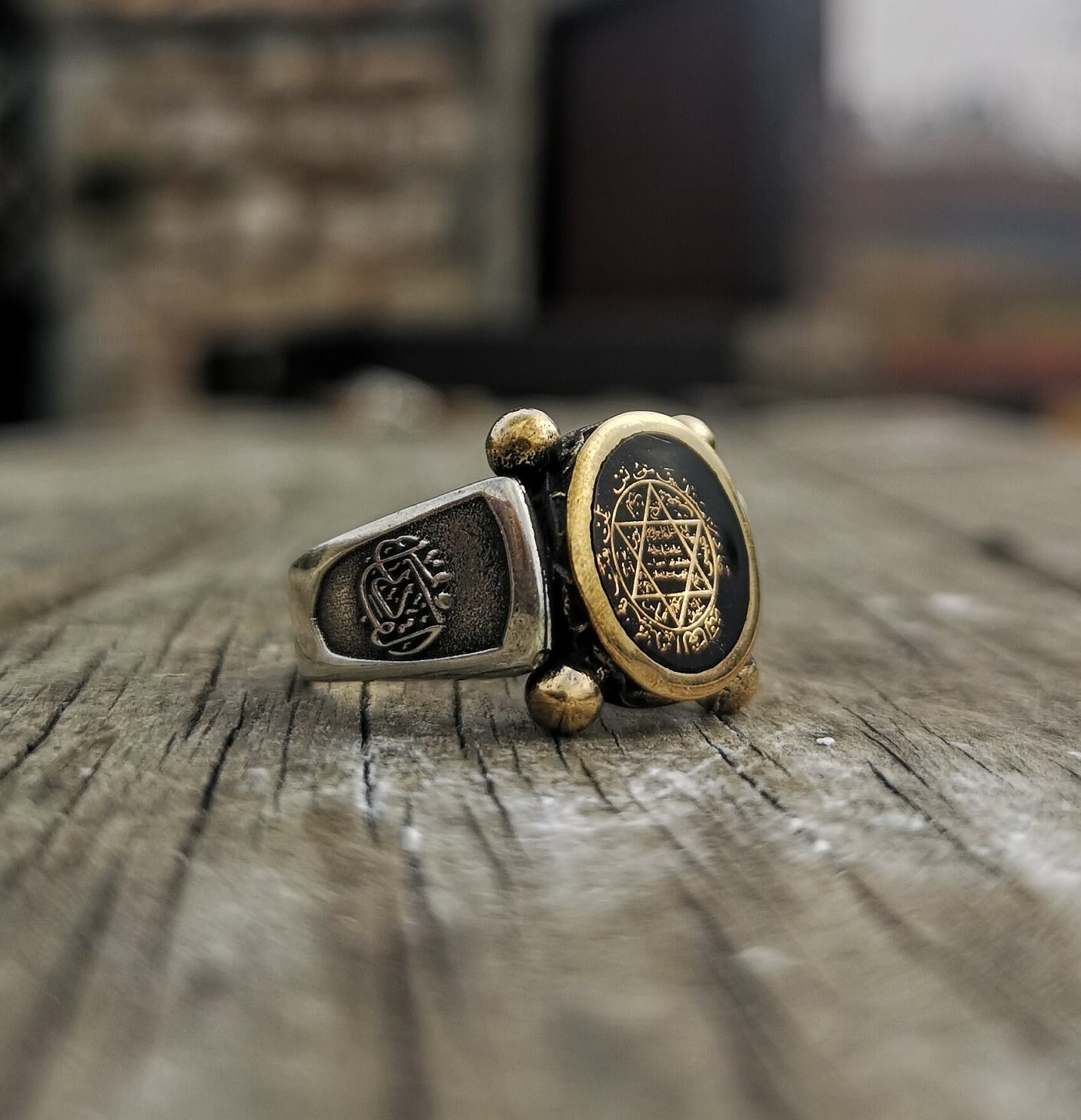 The Motif of Seal of Suleiman the Magnificent,925k Sterling Silver ...
