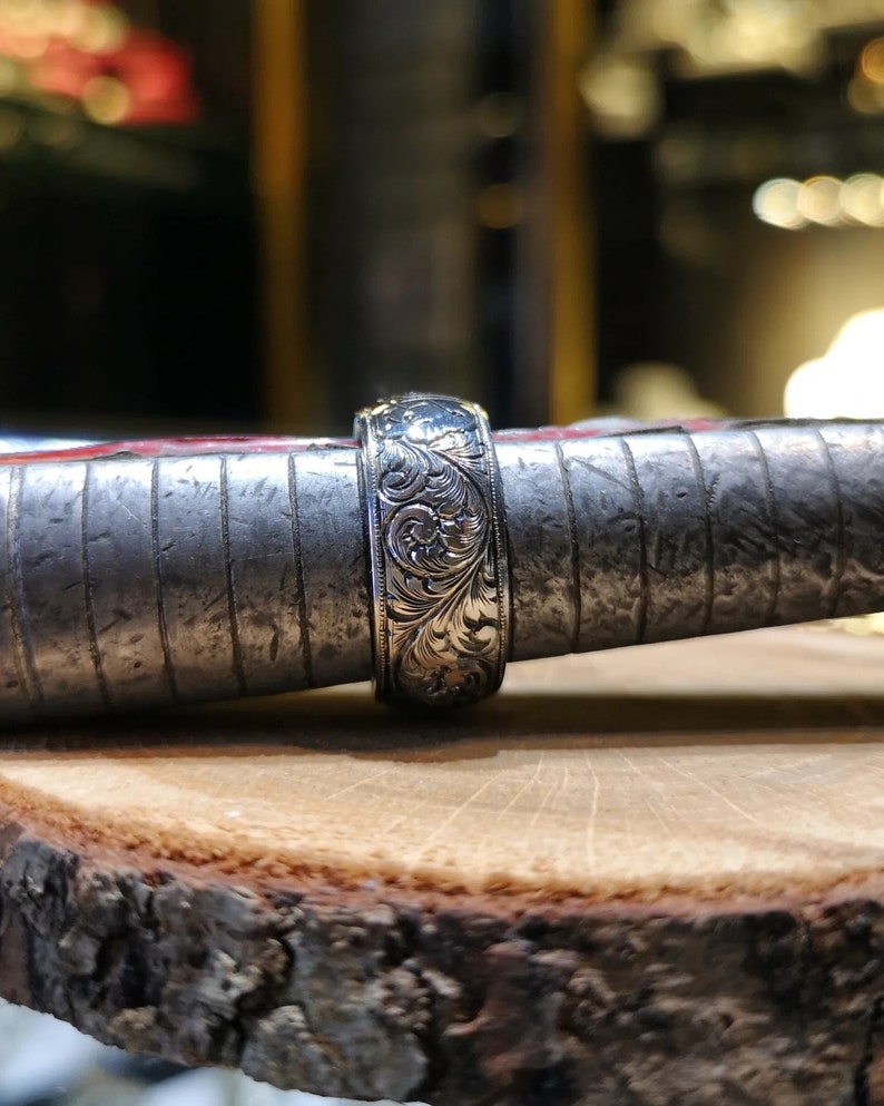 The Motif of Seal of Suleiman the Magnificent, Rose Gold Plated Muhru ...