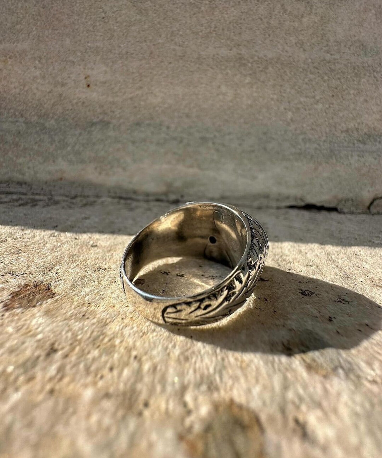 Malikul-mulk Names of ALLAH Ring, Handmade Engraved Silver Ring, 925k ...