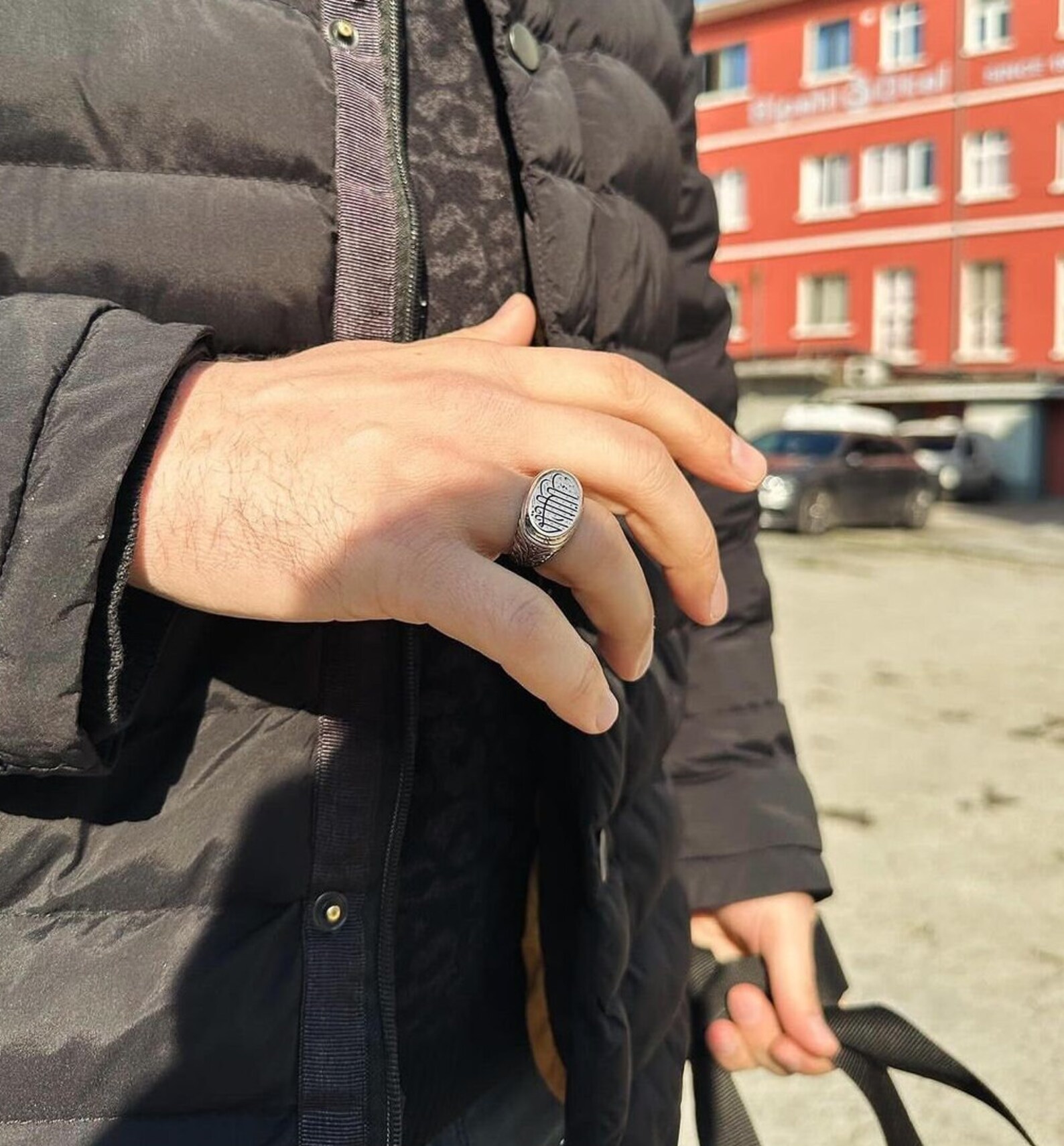 Malikul-mulk Names of ALLAH Ring, Handmade Engraved Silver Ring, 925k ...