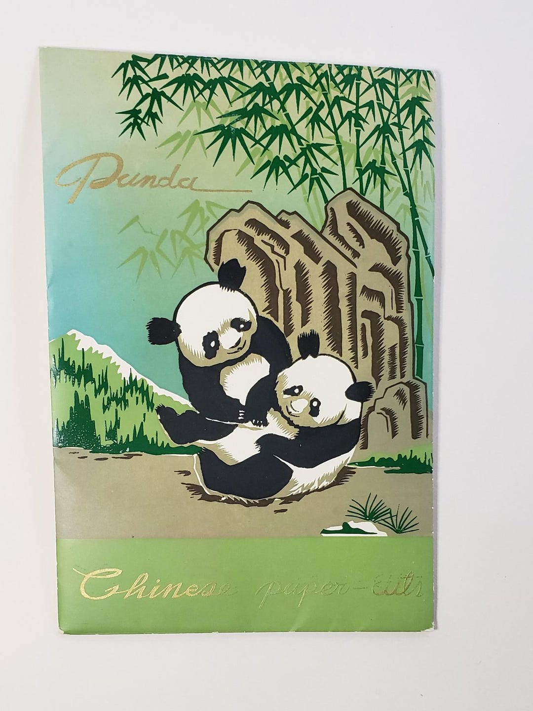 Vintage Chinese Panda Paper-cuts - Etsy