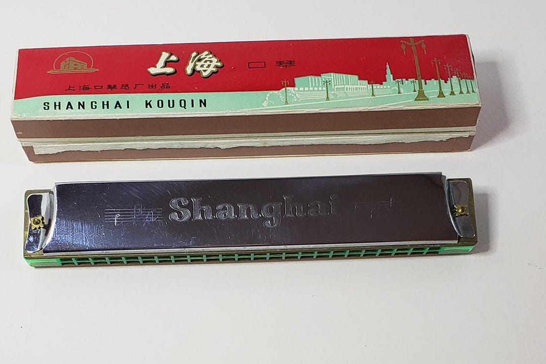 Vintage Shanghai China Harmonica - Etsy