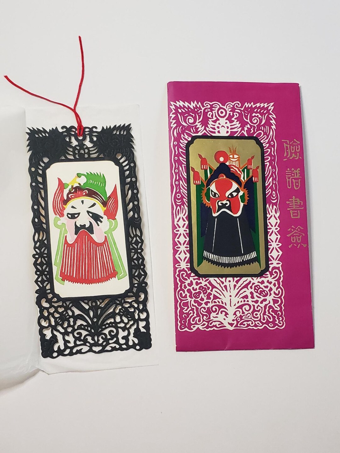 Vintage Chinese Paper-cut Bookmarks - Etsy