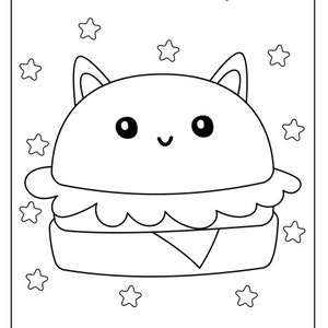 Kawaii Cuties 20 Pages Printable Colouring in Pages. Unicorns, Bunny ...