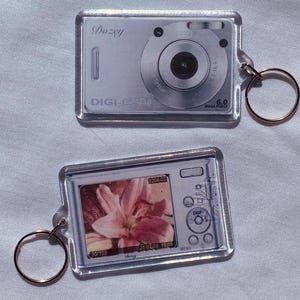 Custom Digital Camera Keychain | Kpop, Phone Charm, Celebrity, Anime ...