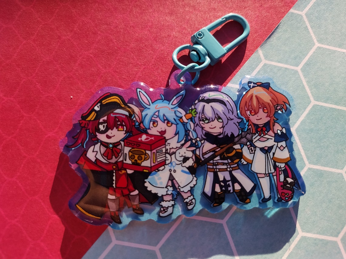 Hololive Keychains EN Myth and Council JP Gamers and Gen 3 - Etsy