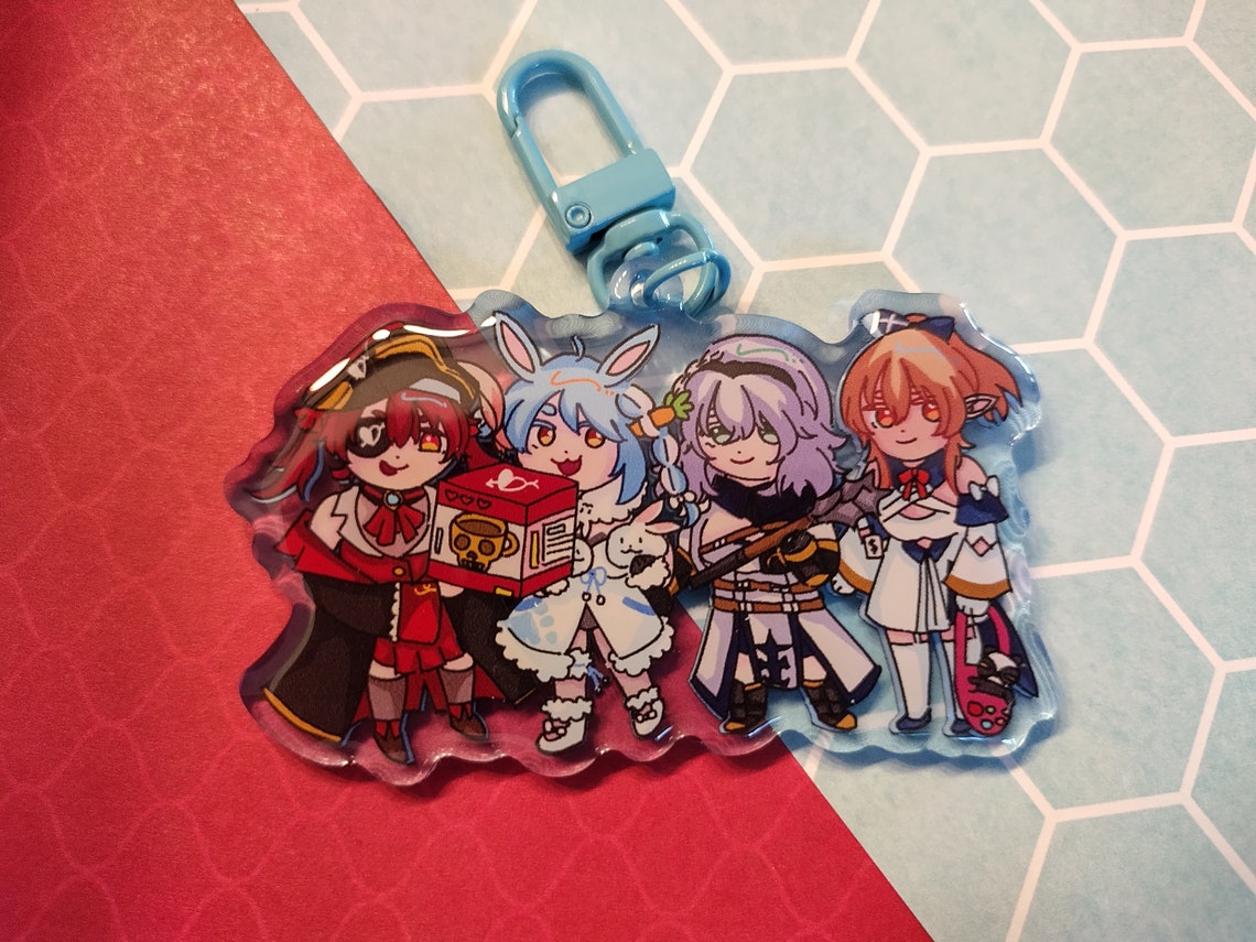 Hololive Keychains EN Myth and Council JP Gamers and Gen 3 | Etsy