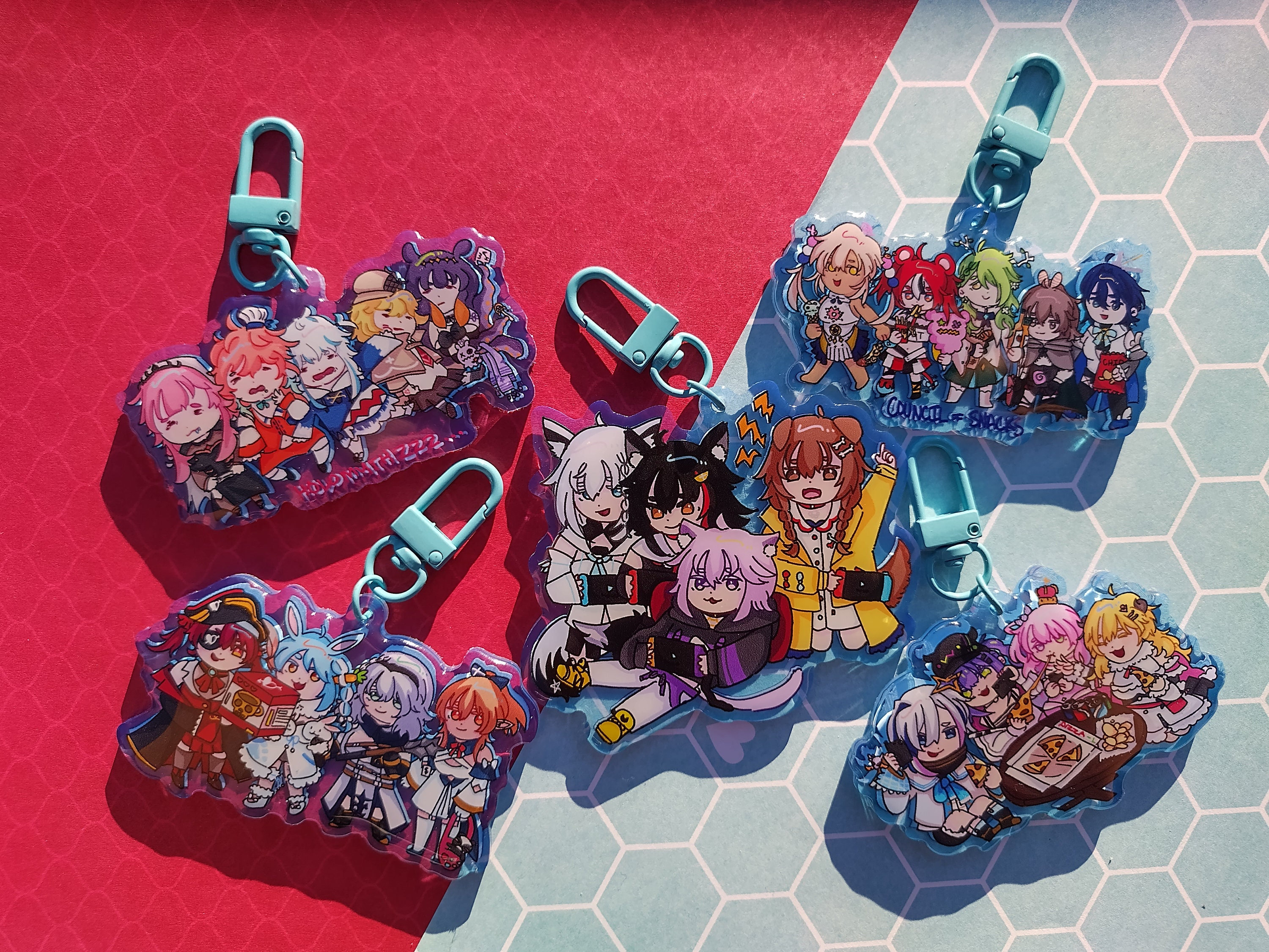 Hololive Keychains EN Myth and Council JP Gamers and Gen 3 - Etsy