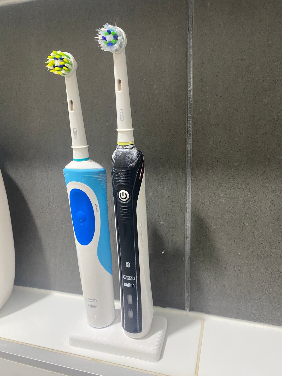 Stand-up Dual - Oral-b Toothbrush Holder - Etsy