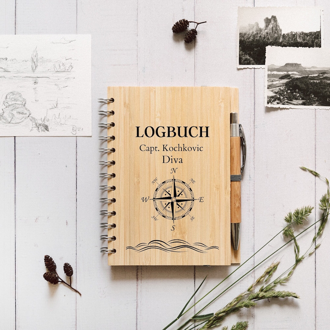 Logbook Personalized, Ship Gift, Logbook, Captain Gift, Ship Voyage - Etsy