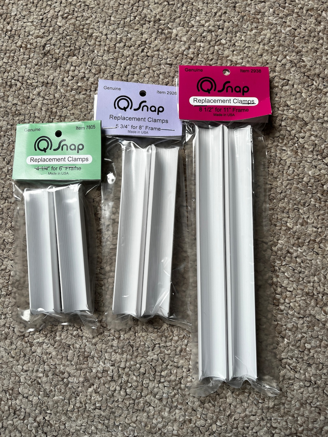 Q Snap Frame Replacement Clamps - Set of 2 Clamps - Etsy Canada