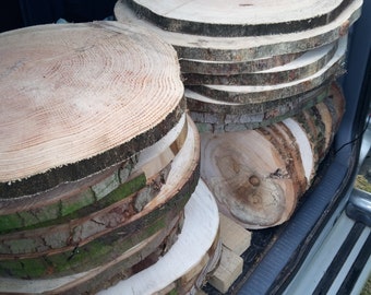 Natural Wood Slices | Etsy