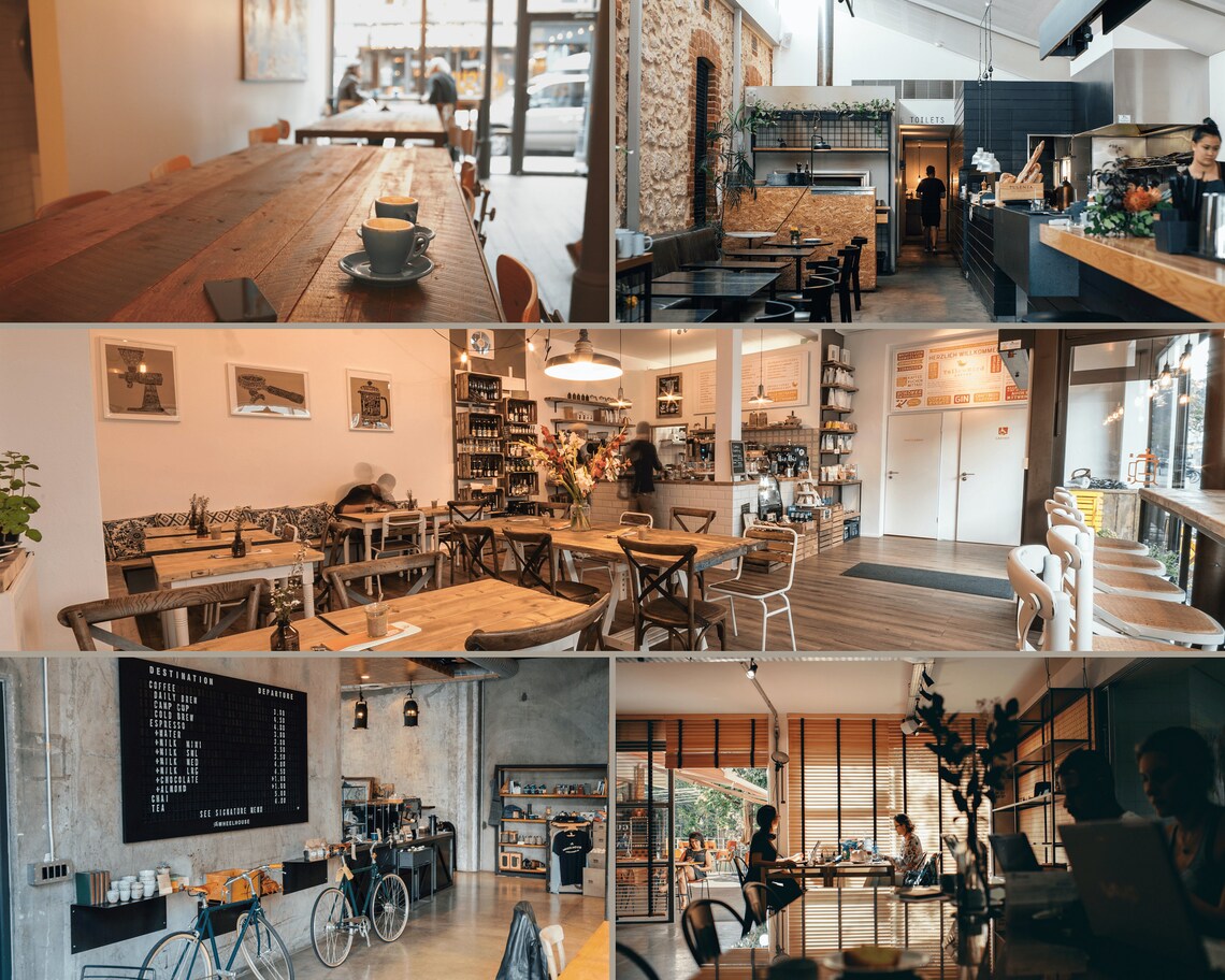 Coffee shop zoom backgrounds - safehow