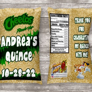 Cheetos Chip Bag, Flamin Hot Party Favor, Cheetos Chip Bags, Hot ...