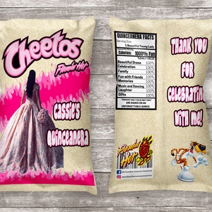 Cheetos Chip Bag, Flamin Hot Party Favor, Cheetos Chip Bags, Hot ...