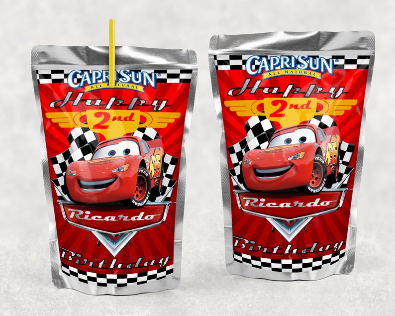 Cars Chip Bag, Party Favor, Chip Bags, Cars Birthday, Cars Treat Bags ...