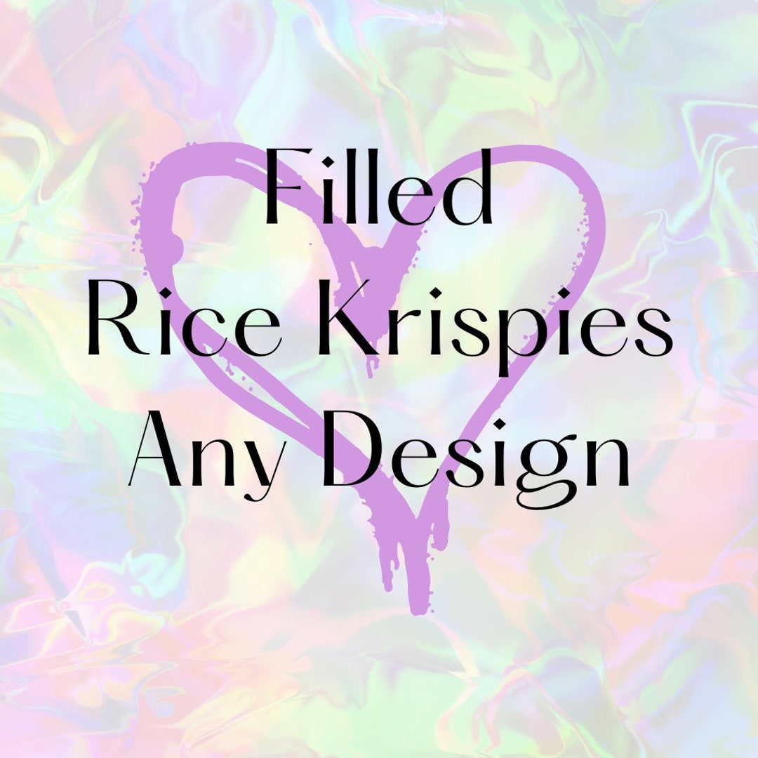 Filled Rice Krispies, Choose From Any Design, Party Favors, Rice ...
