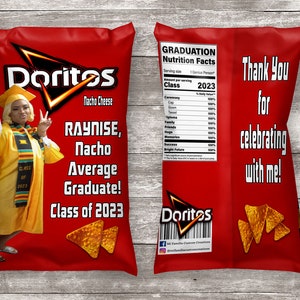 Doritos Inspired Chip Bag, Doritos, Birthday Chip Bag, Treat Bags ...