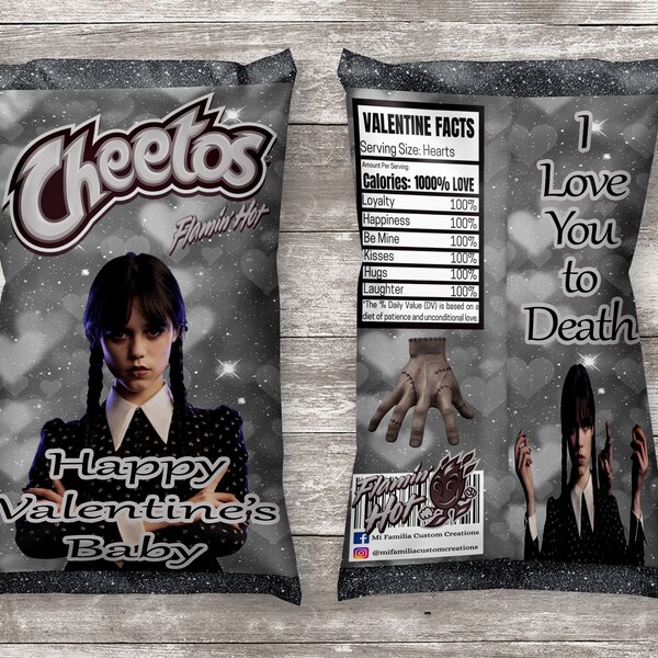 Wednesday Addams Valentines Box - Etsy