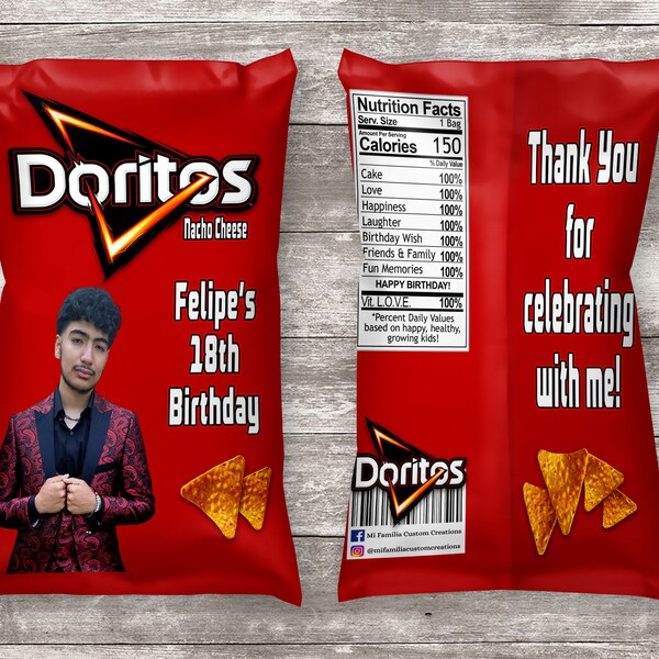 Custom Doritos Bag - Etsy
