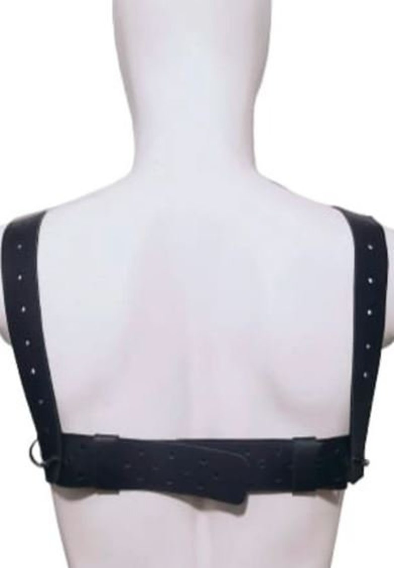 Real Leather Bondage Bra Intense Breast Bondage Voluptuous Etsy España