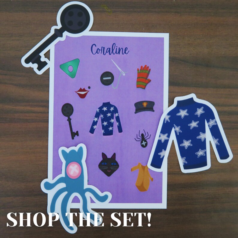 Coraline Inspired Art Print || Art Print for Fall/autumn and Halloween ...